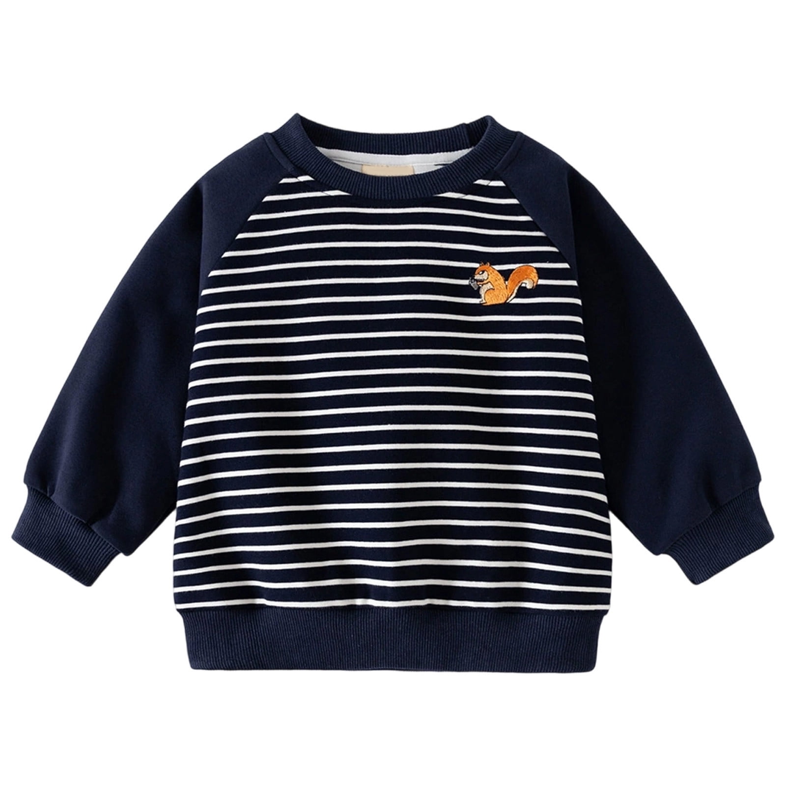 CAIVO Boys Raglan Sleeve Crewneck Sweatshirt Long Sleeve With ...