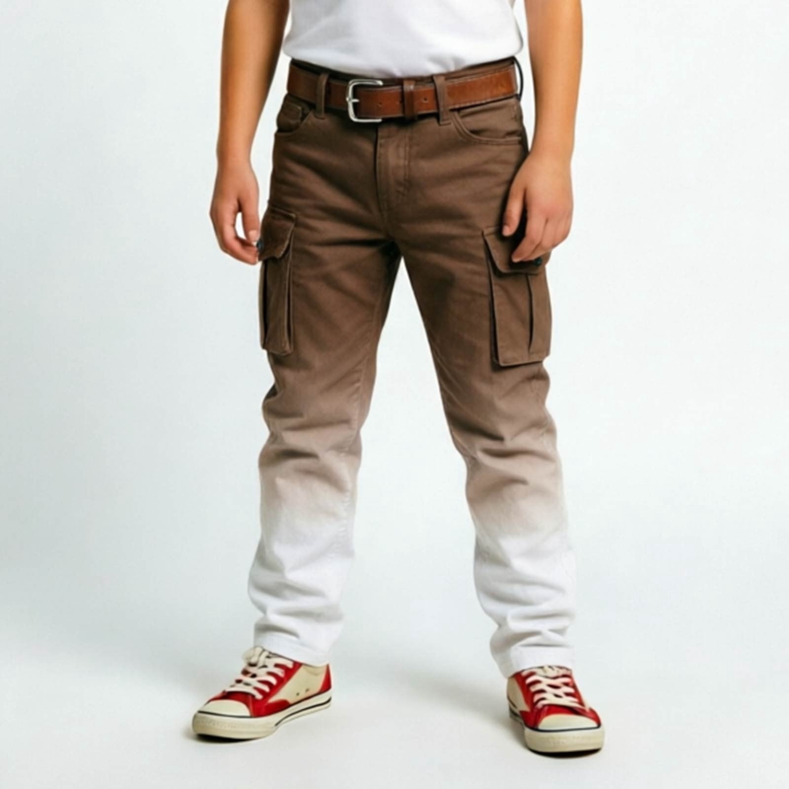 CAIVO Child Boys Outdoor Cargo Pants Hiking Summer Trousers For Kids ...