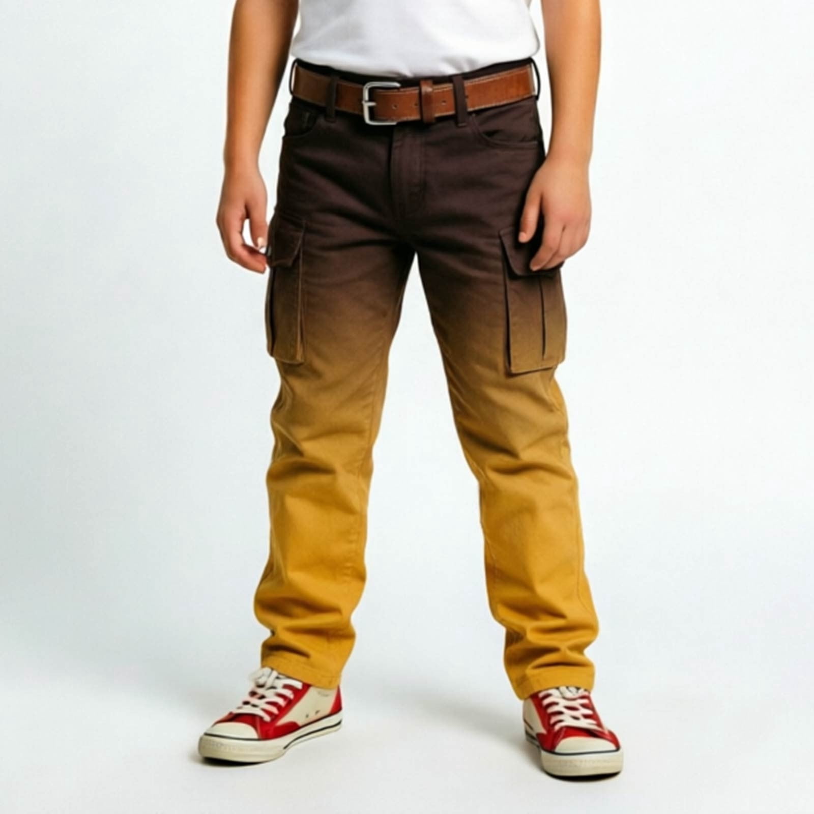CAIVO Child Boys Outdoor Cargo Pants Hiking Summer Trousers For Kids ...