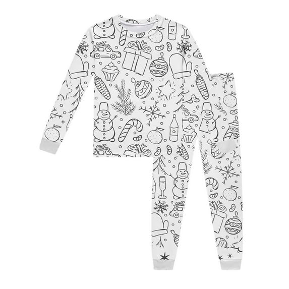 CAIVO Child Boys Outfits O-Neck Long Sleeve Tops And Pants Cartoon ...