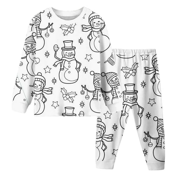 CAIVO Child Boys Outfits O-Neck Long Sleeve Tops And Pants Cartoon ...