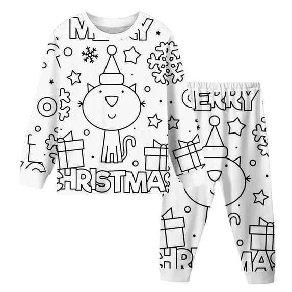 CAIVO Child Boys Outfits O-Neck Long Sleeve Tops And Pants Cartoon ...