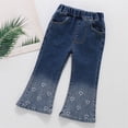 CAIVO Child Girls Denim Jeans For And Fall Stretchy Bottom Slim Fit ...