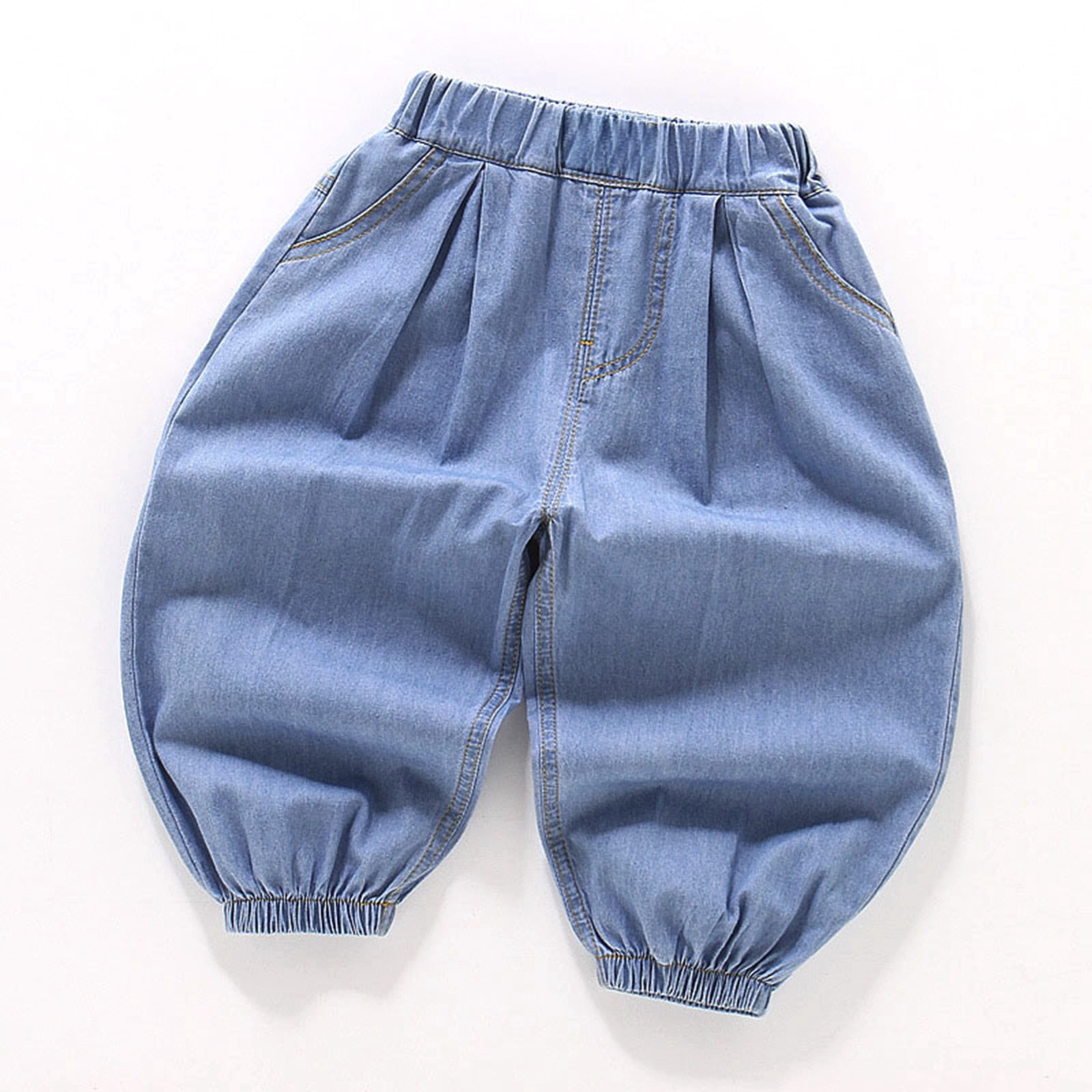 CAIVO Child Girls Harem Pants Summer Long Loose Casual Trousers For ...