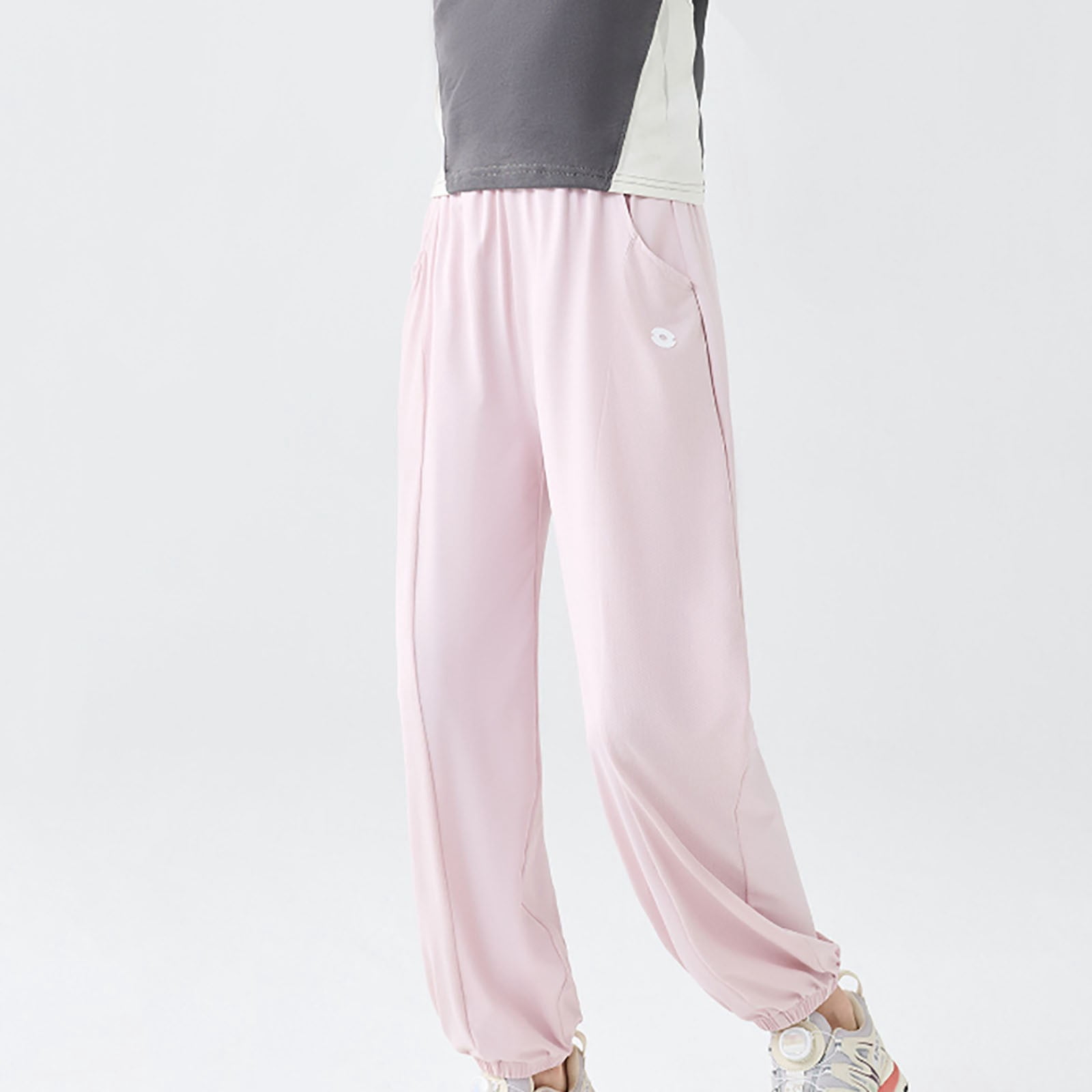 CAIVO Child Girls Ice Silk Pants 2026 Summer Design Children's Sun ...