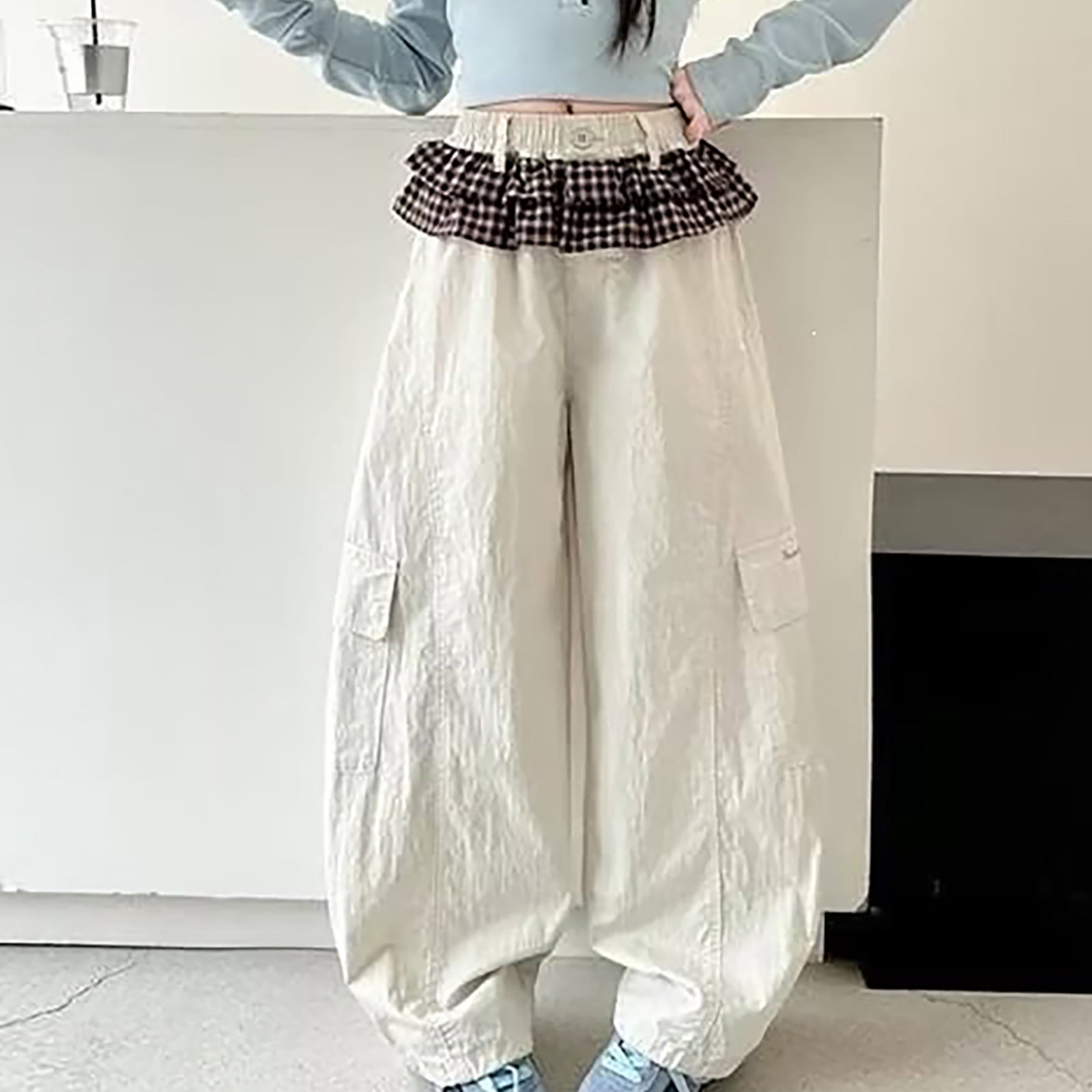 CAIVO Child Girls Wide Leg Pants Summer Lightweight Casual Trousers ...