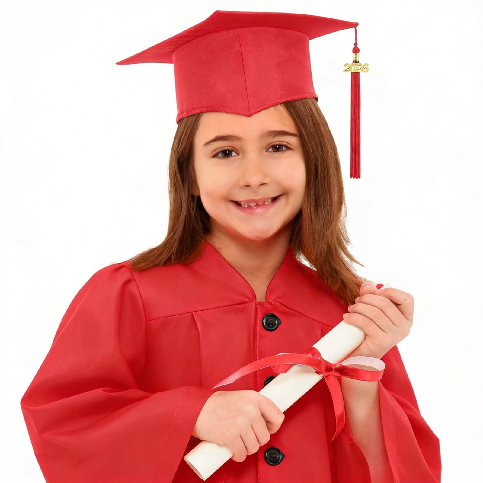 CAIVO Child Graduation Gown And Caps For Kids Preschool Kindergarten ...