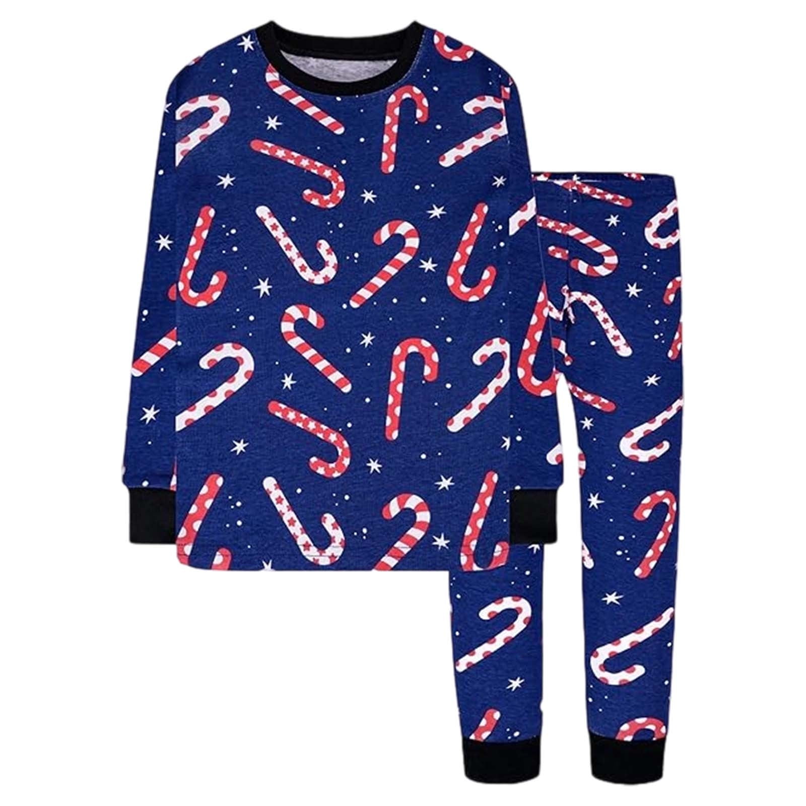 CAIVO Child Kids Outfit Sets Girls Boys Festive Holiday Family Matching ...