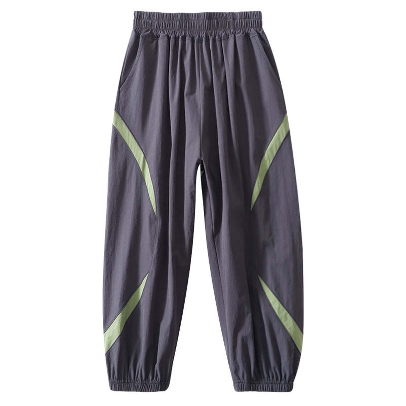 CAIVO Child Lightweight Boys Girls Pants For Summer Casual Thin Sport ...