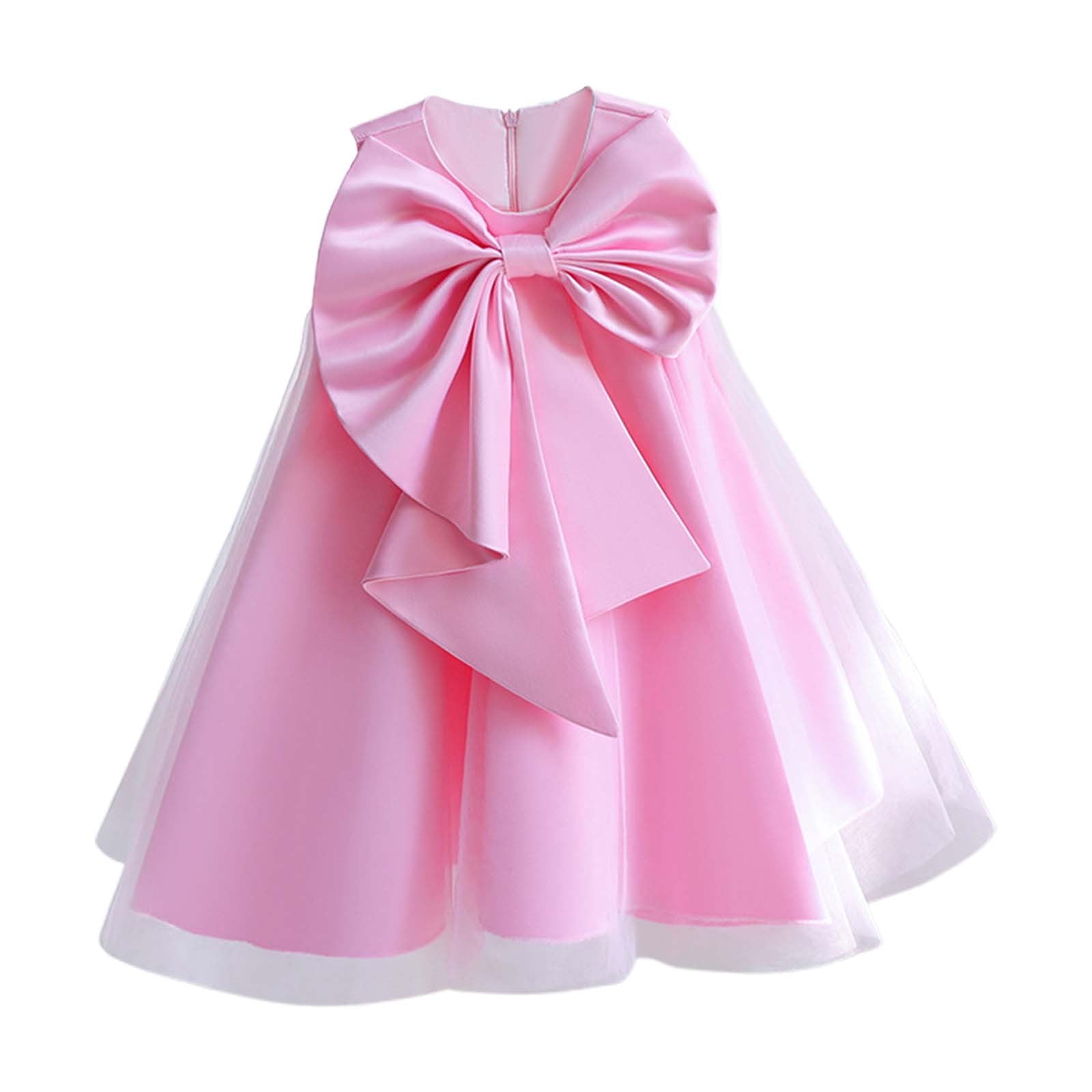 CAIVO Children Dress Girl Performance Pompous Dresses Bowknot ...