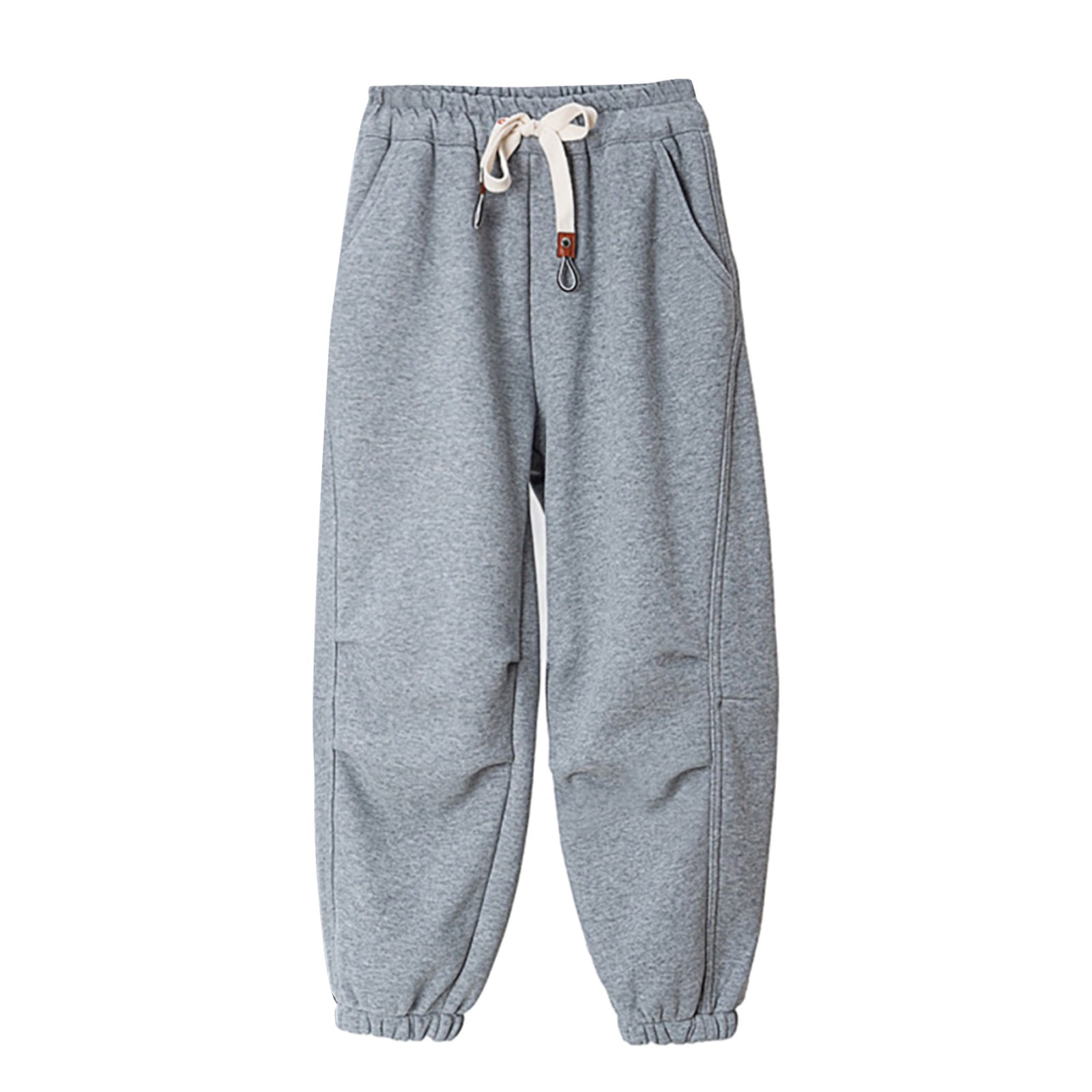 CAIVO Children Winter Solid Color And Thick Casual Pants Slacks ...