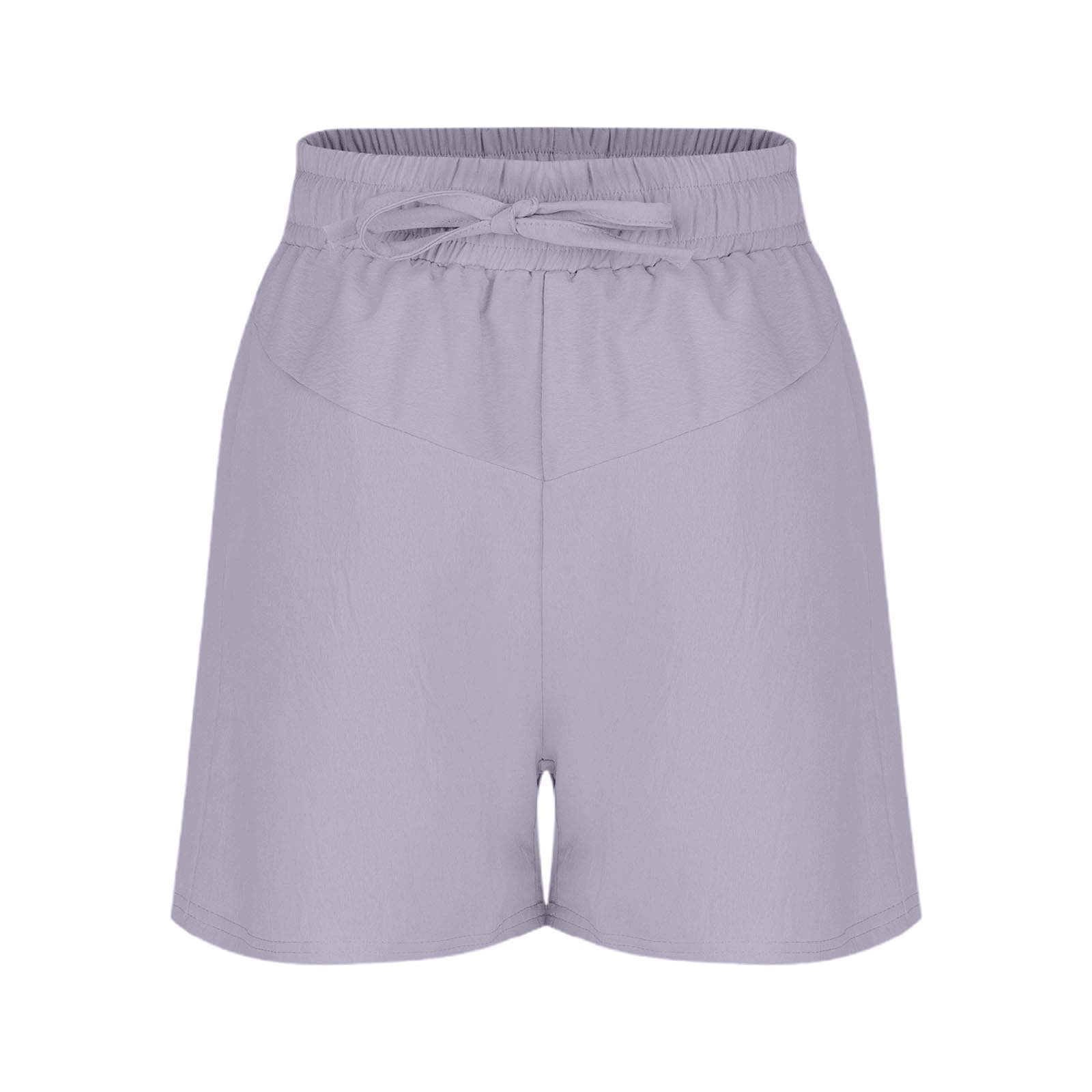 CAIVO Girls Casual Shorts For Kids Soft Stretchy Elastic Waist Everyday ...