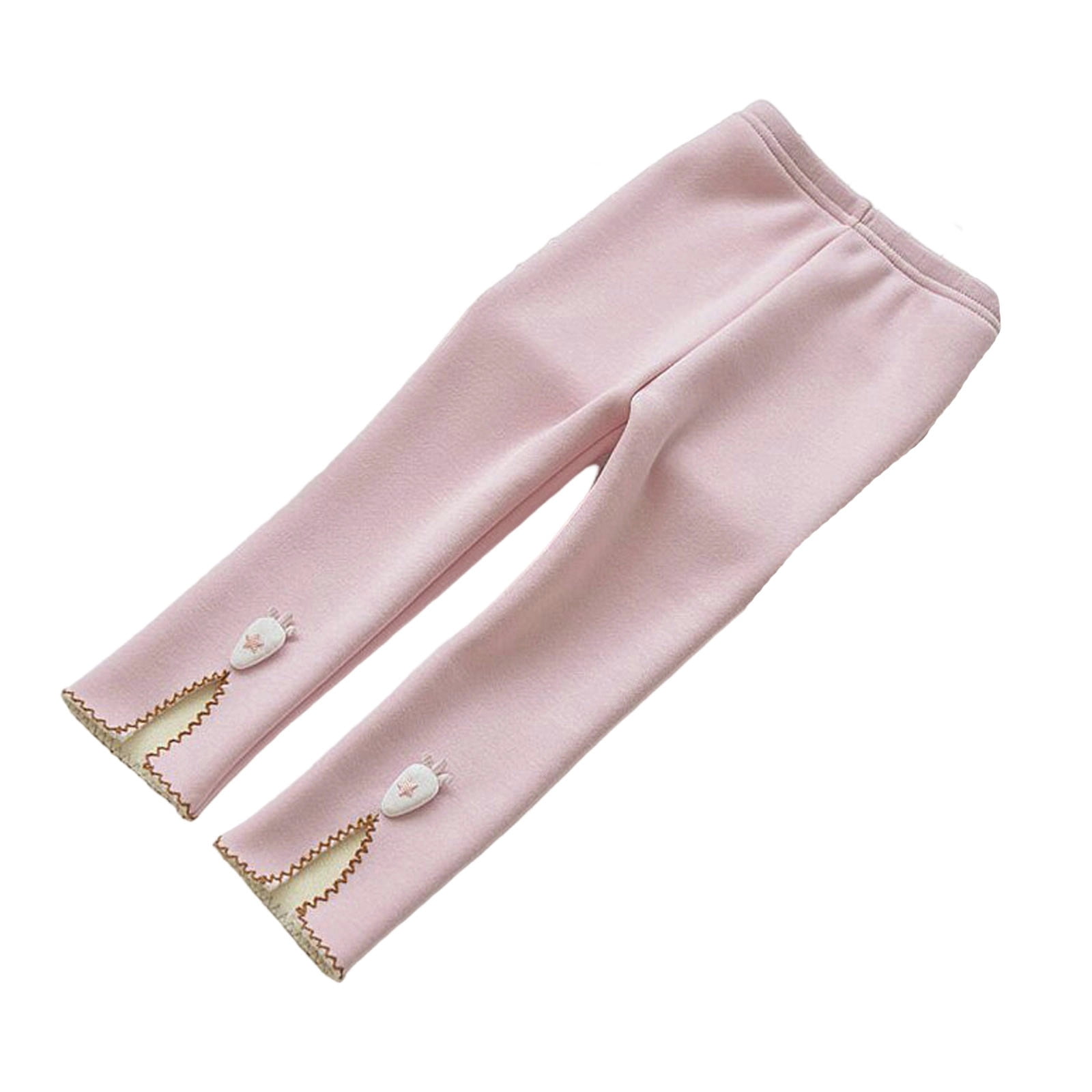 CAIVO Girls Fuzzy Leggings Thermal Winter Tights Soft Blend Comfort ...