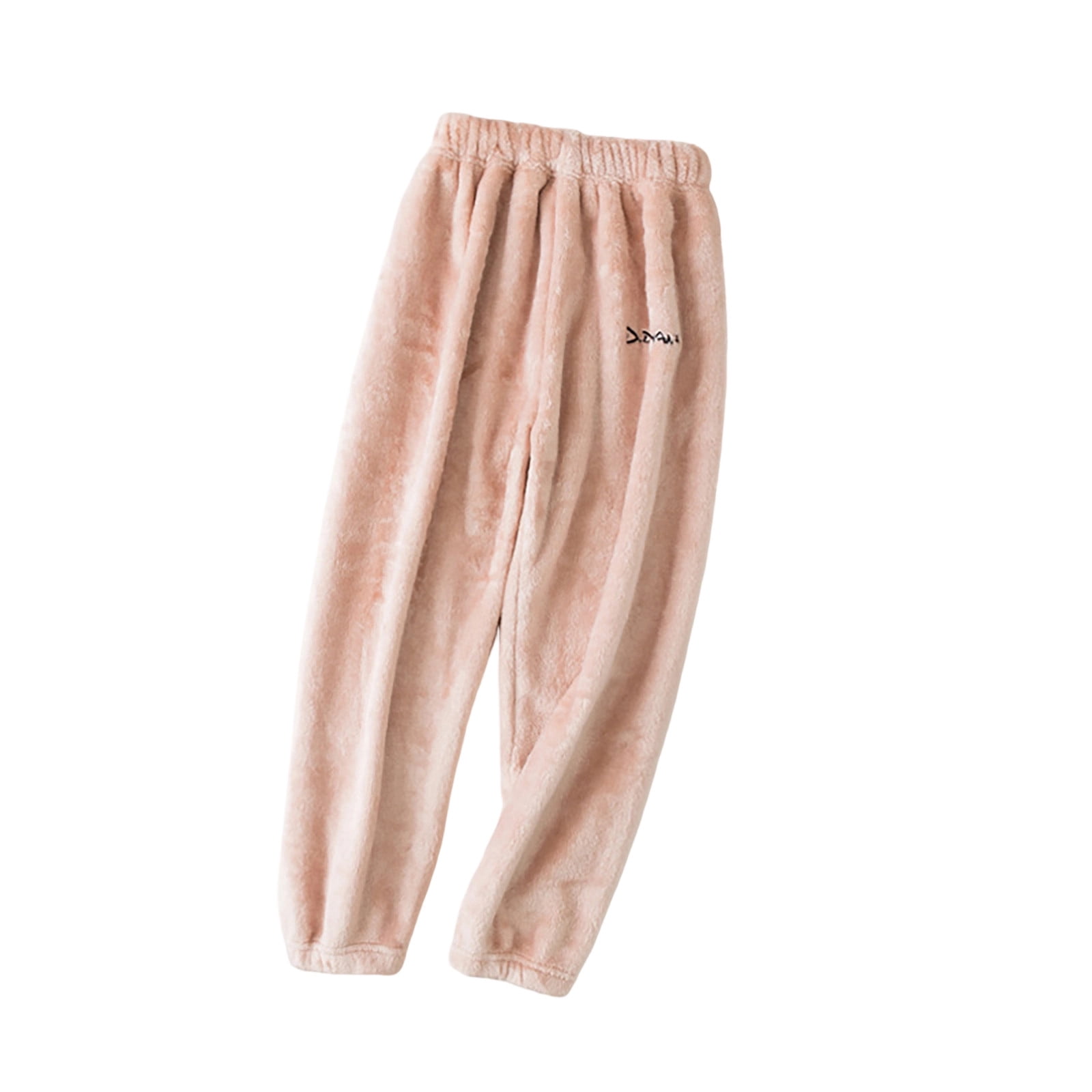 CAIVO Girls Pants Winter Thermal Flannel Sleep Trousers Cozy Fashion ...