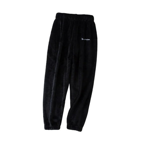 CAIVO Girls Pants Winter Thermal Flannel Sleep Trousers Cozy Fashion ...