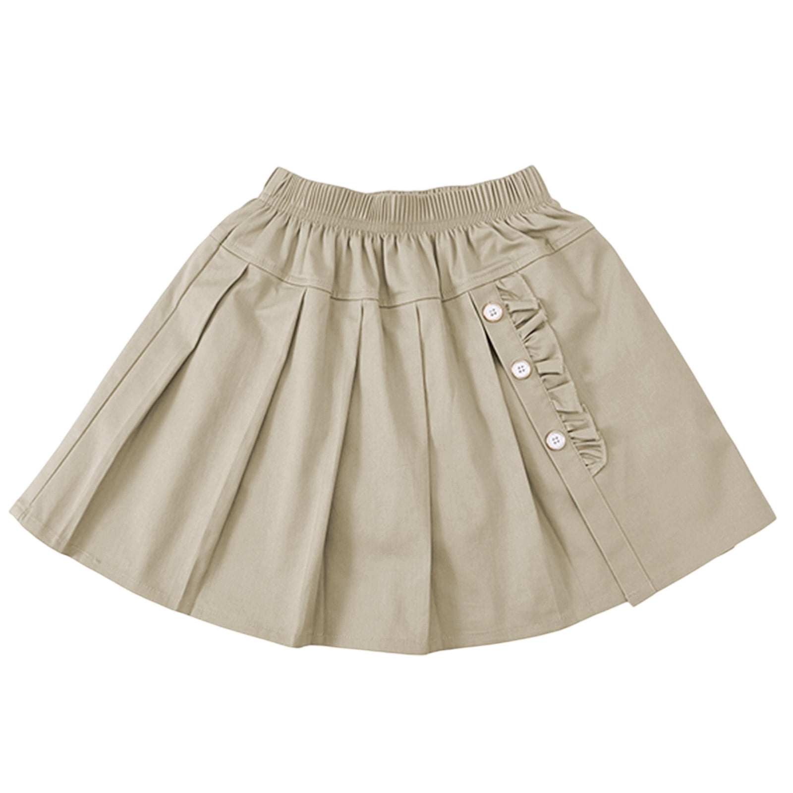 CAIVO Girls School Pleated Skirt Student Dress Everyday Wear And With ...