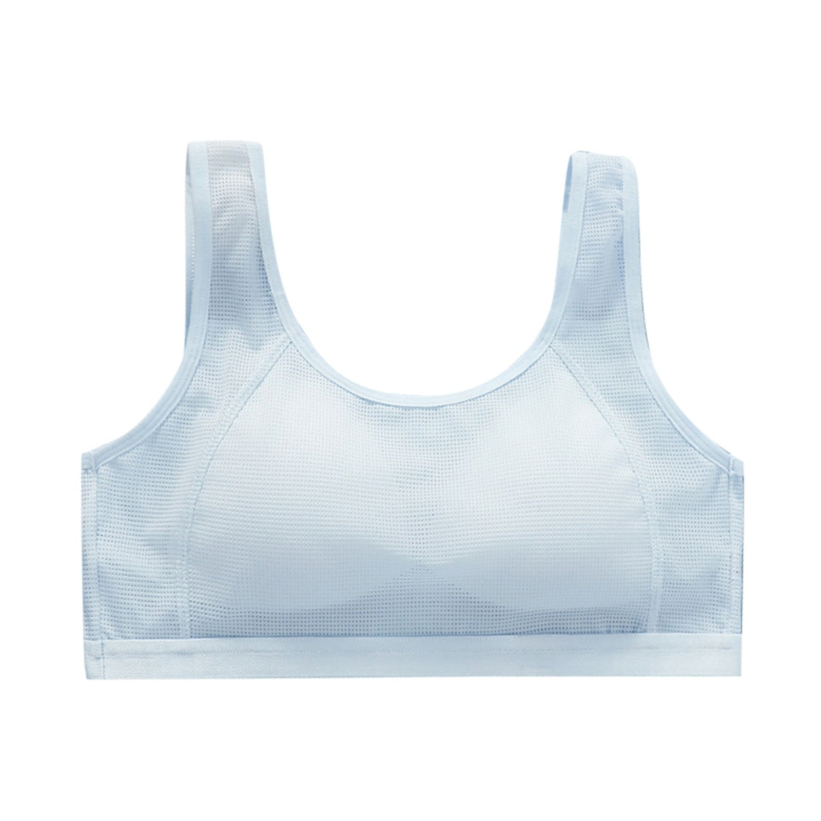 CAIVO Girls Seamless Sports Bra Training Crop Tops Soft Comfortable ...