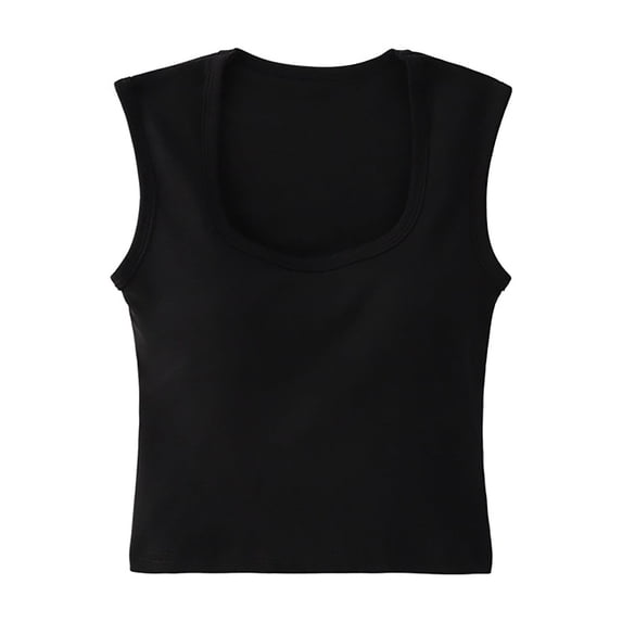 CAIVO Girls Shirts Square Neck Crop Tops Short Sleeve Tee Shirt Summer ...