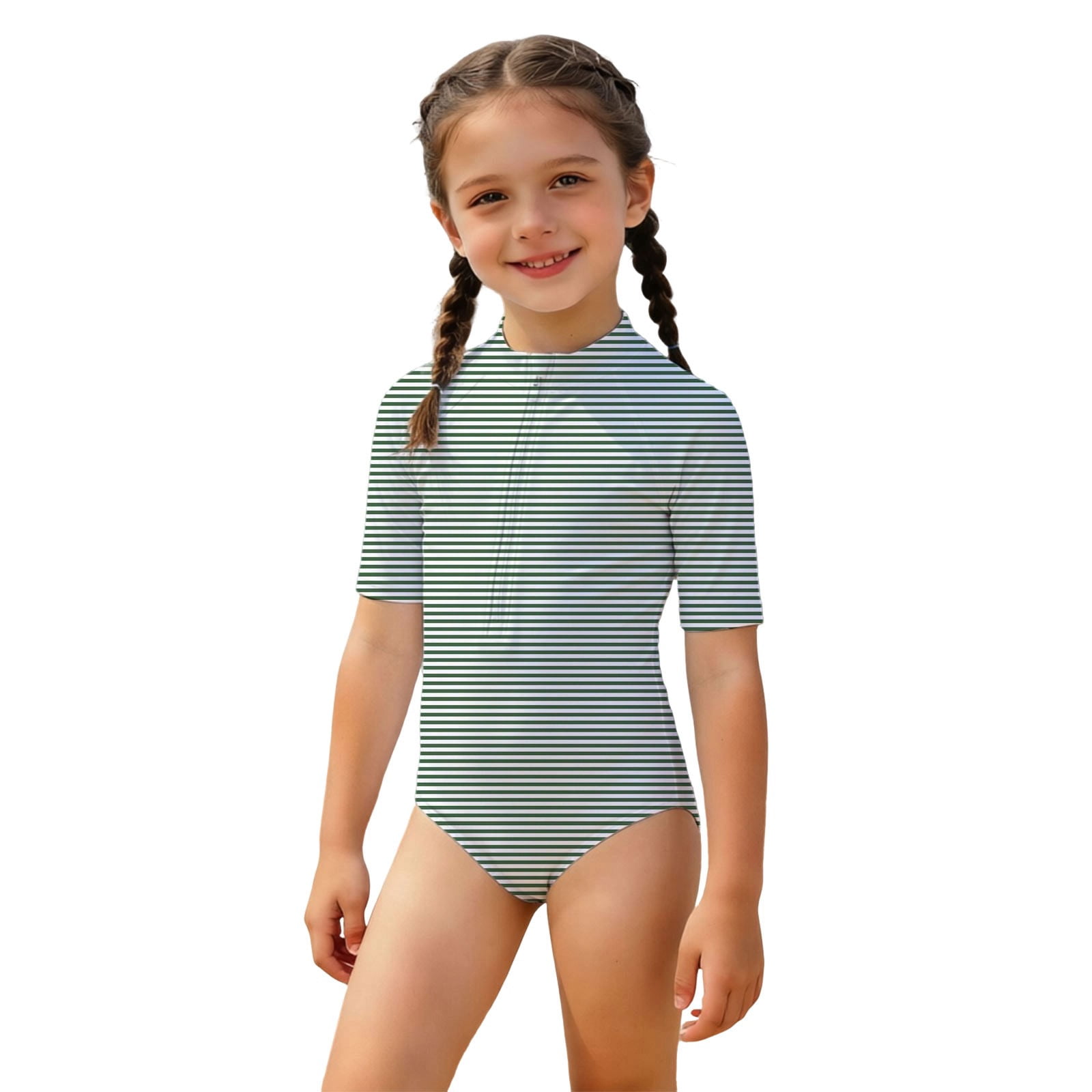 CAIVO Independence Day Print Girls One-Piece Swimsuit Bathing Suit For ...