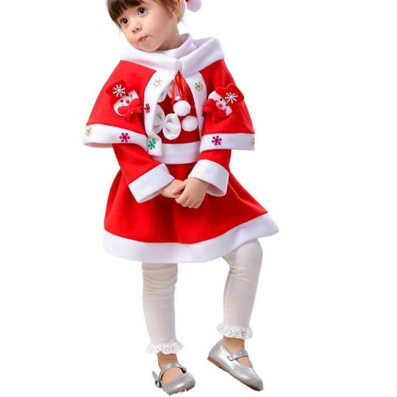 CAIVO Kids Boys Girls Santa Outfit Holiday Party Pageant Playwear ...
