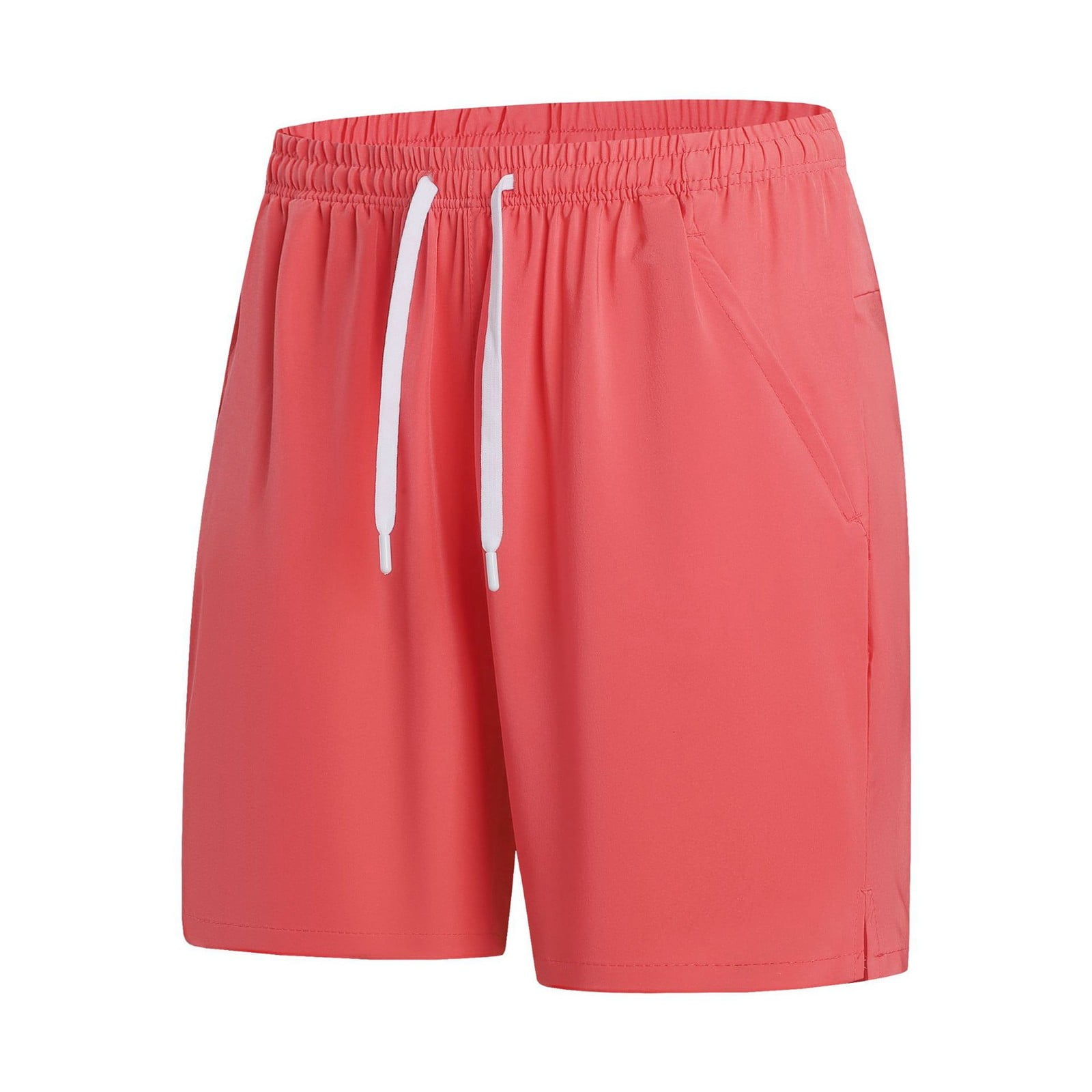 CAIVO Men's Running Shorts Casual Summer Outdoor Slim Fit Solid Color ...