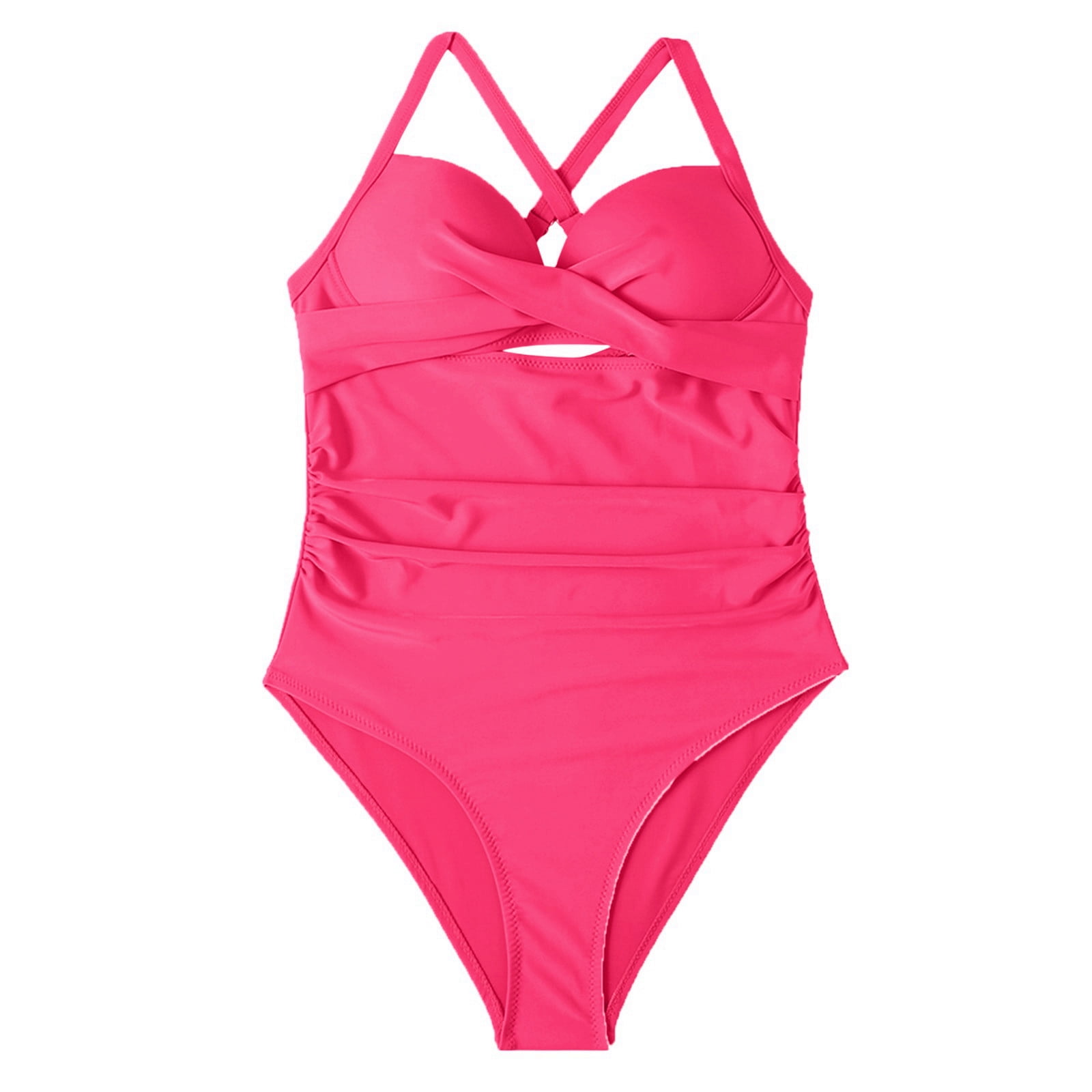 CAIVO Monokini Women Bathing Suit Swimsuit High Waist Swimwear Push Up ...