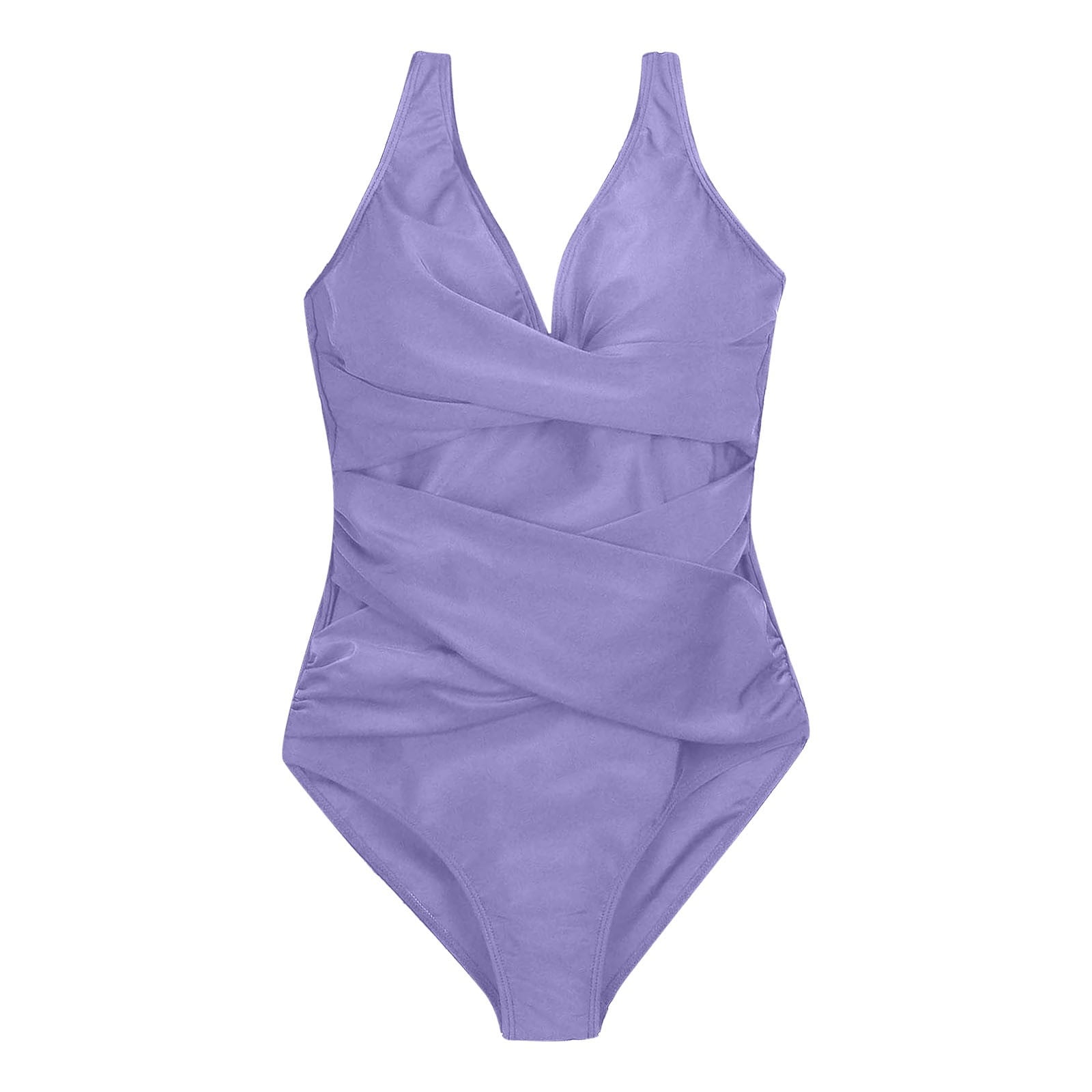 CAIVO Swimsuits For Women Bathing Suit Retro Ruched Push Up Vintage ...