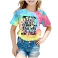 CAIVO T-Shirts Girls' School Season Graphic Short Sleeve Tops Girls Tee ...