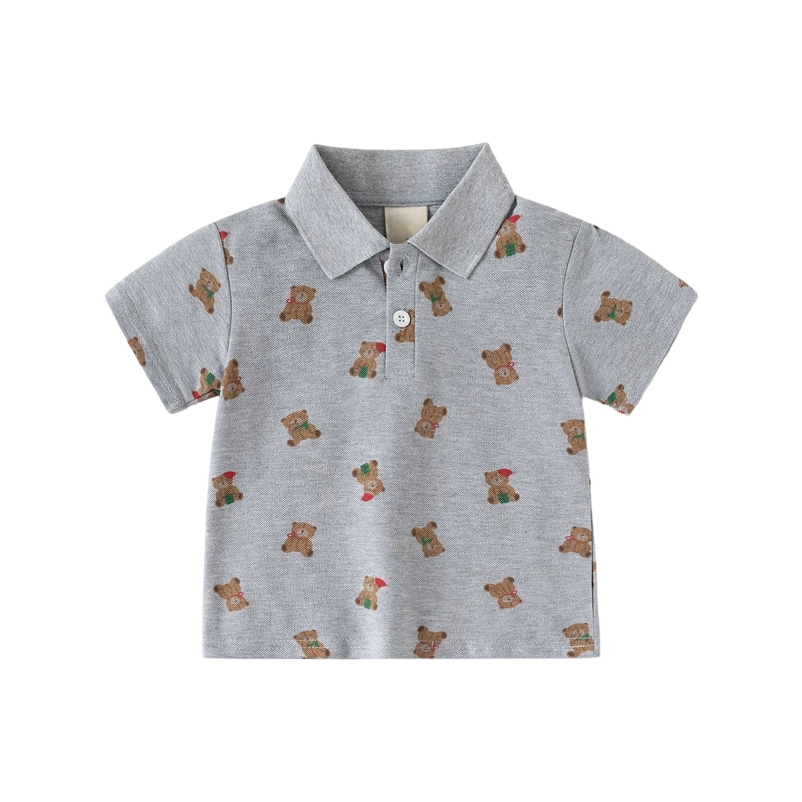 CAIVO Toddler Boys T-Shirts Summer Kids Short Sleeve Shirt Cartoon ...