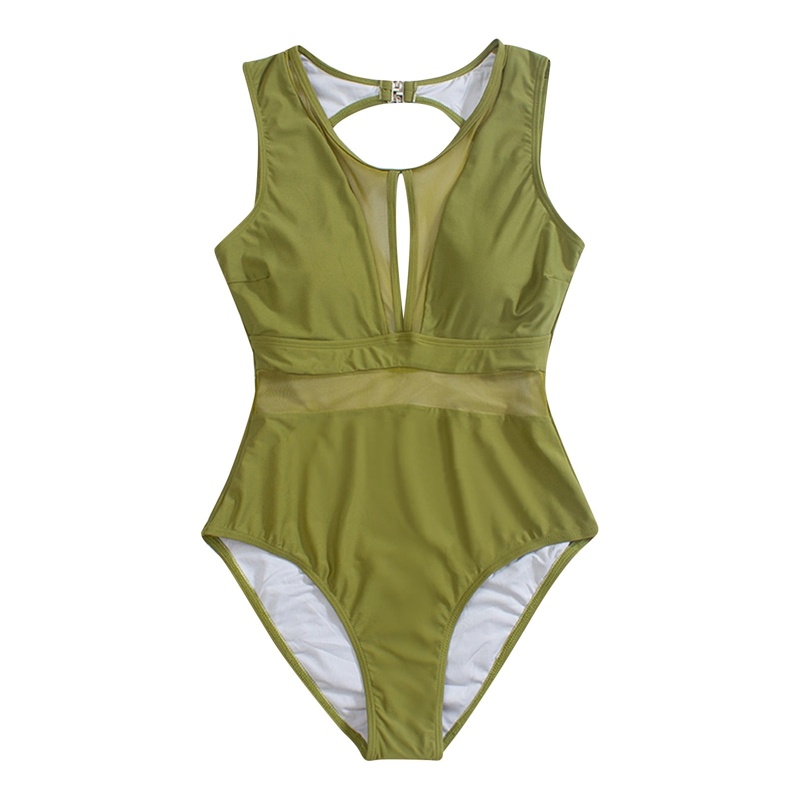 CAIVO Women Net Sexy Solid Color Block Summer Leisure Slim Beach ...