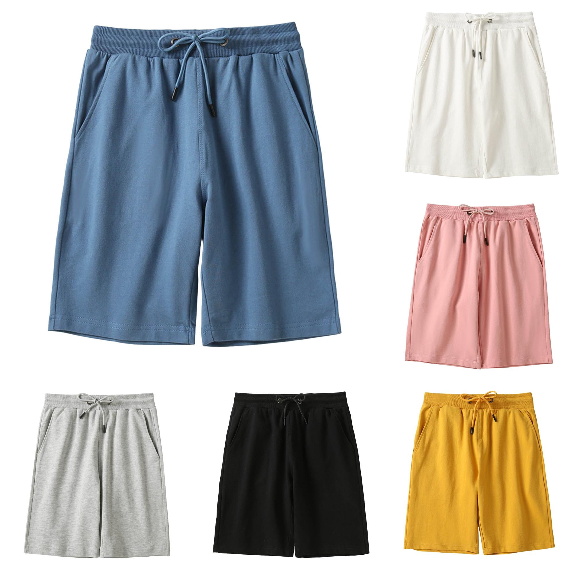 CAIVO Women Plus Size Heavyweight Straight Leg Shorts For Loose Fit ...