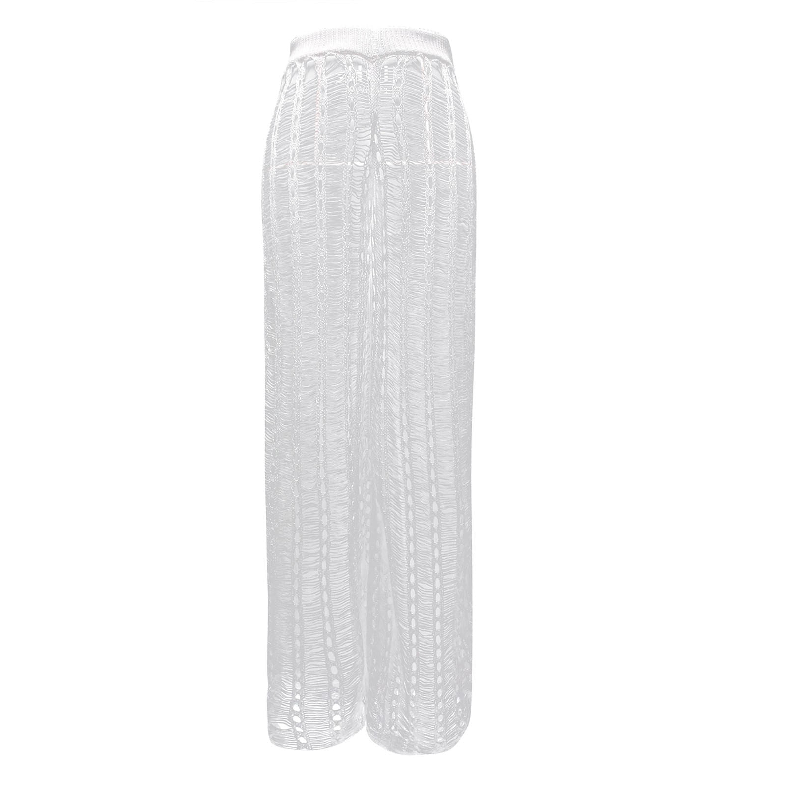 CAIVO Women Swimwear Sexy See Through Grid Hollow Openings Dragging ...
