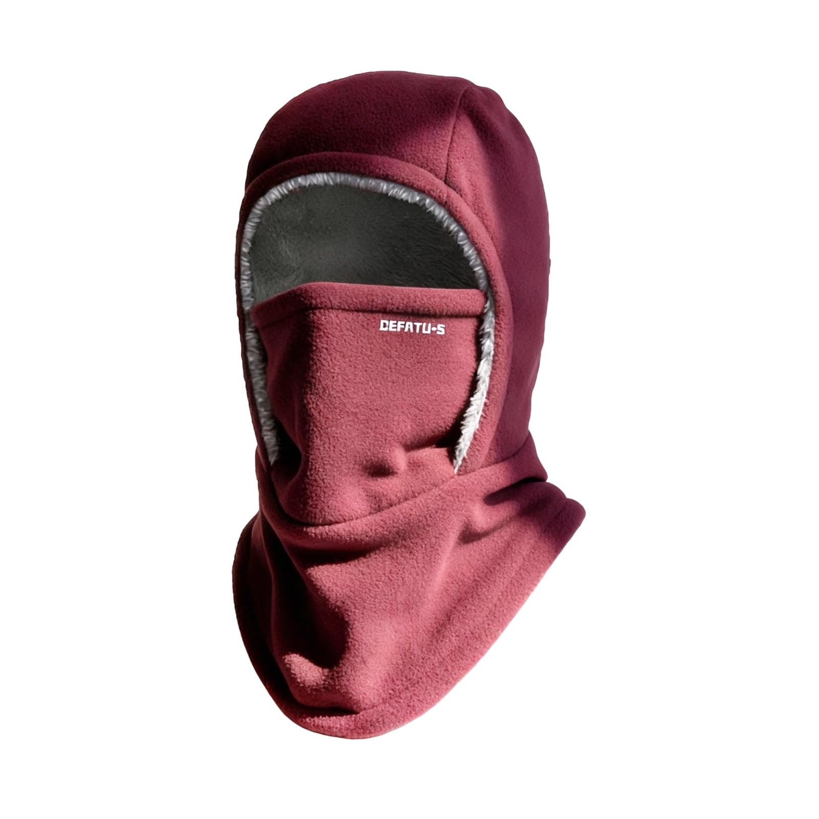 CAIVO Women Winter Fuzzy Neck Gaiter Face Scarf Hood For Cold Weather ...