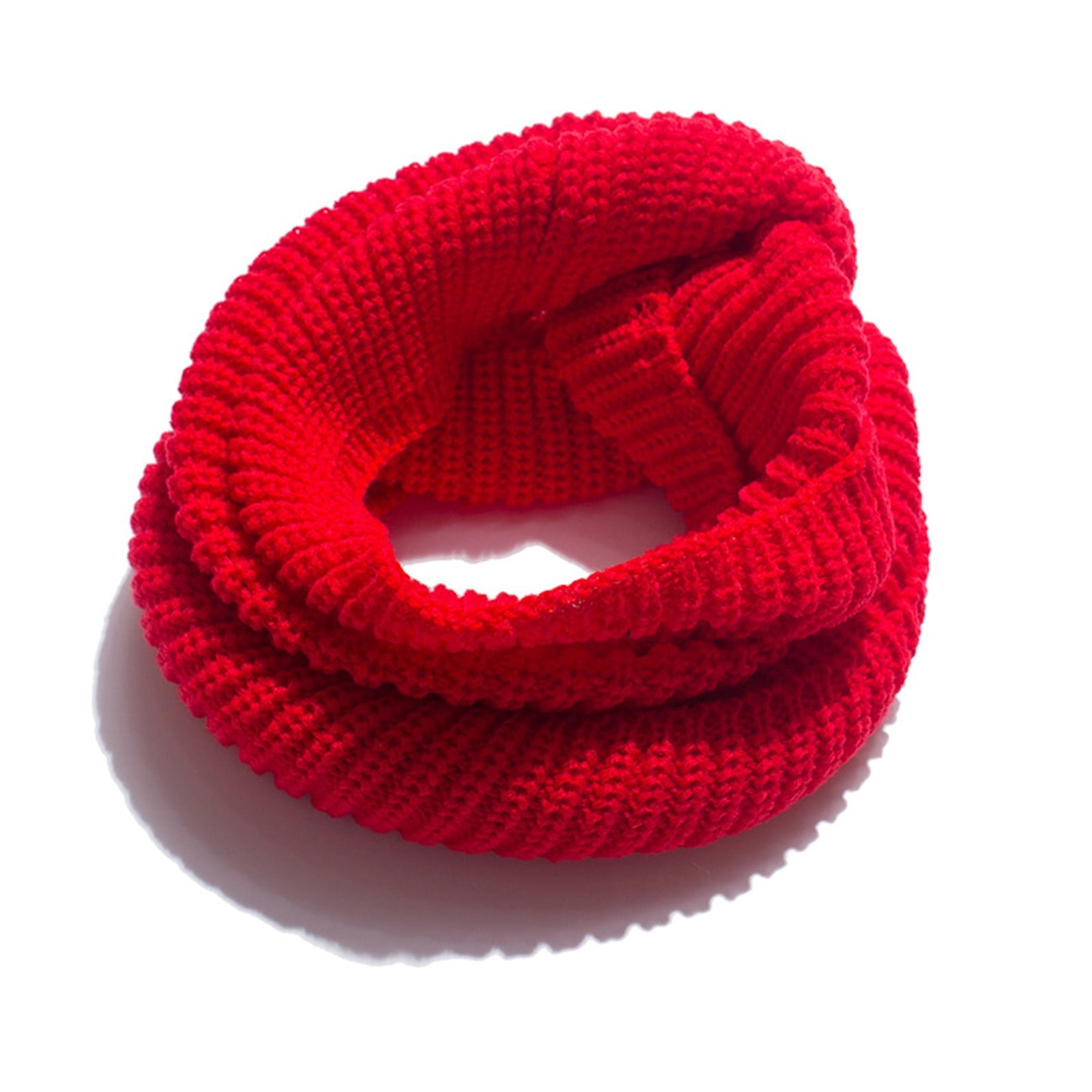 CAIVO Womens Thick Knit Winter Two Loop Pullover Scarf Vintage Shawls ...