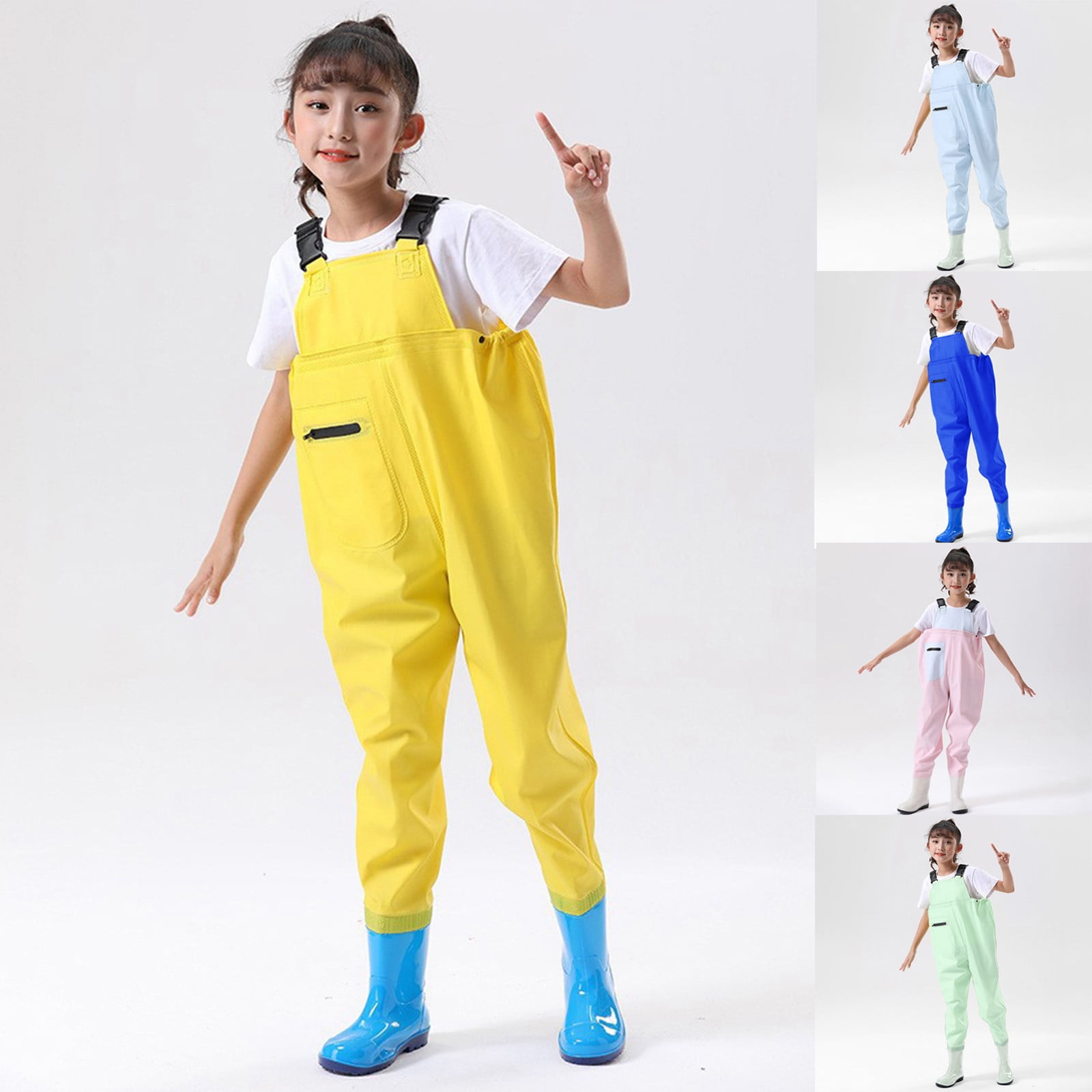 CAIXAI Kids Chest Waders Youth Fishing Waders with Boots Children ...