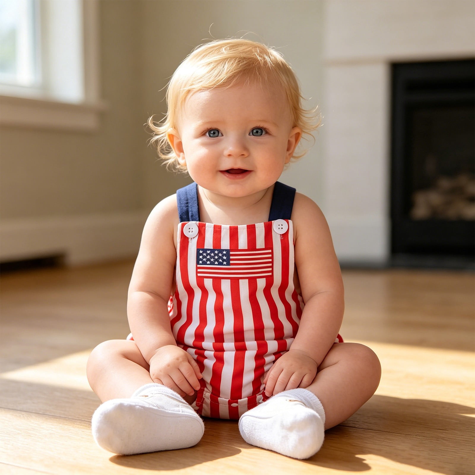 CAIXIA 4th Of July Baby Boy Outfit Girls 250th Anniversary Flag Baby ...