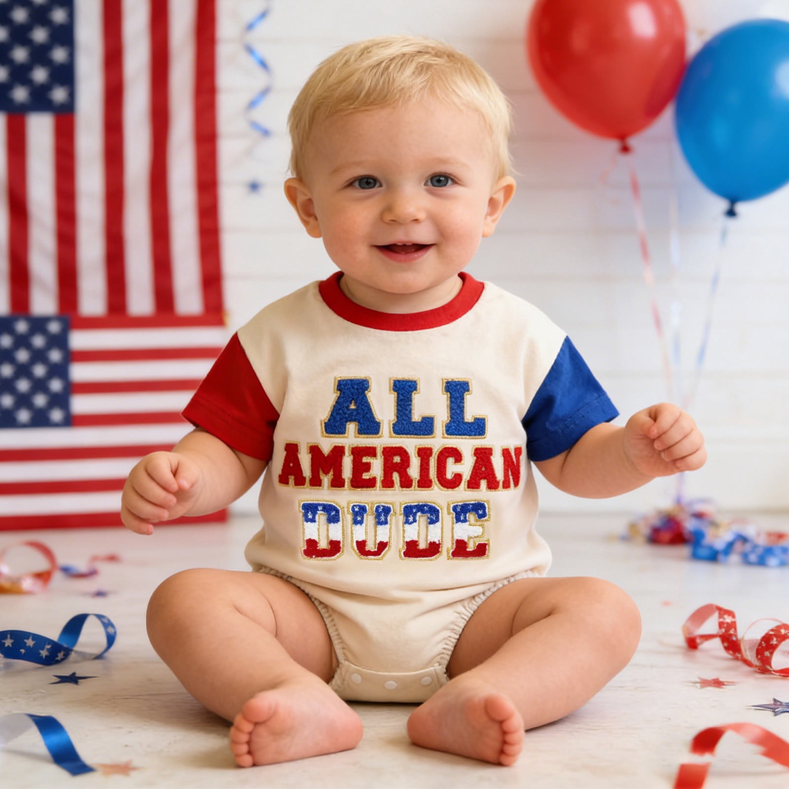 CAIXIA 4th Of July Baby Boy Outfit Girls America 250 Merchandise Boys ...
