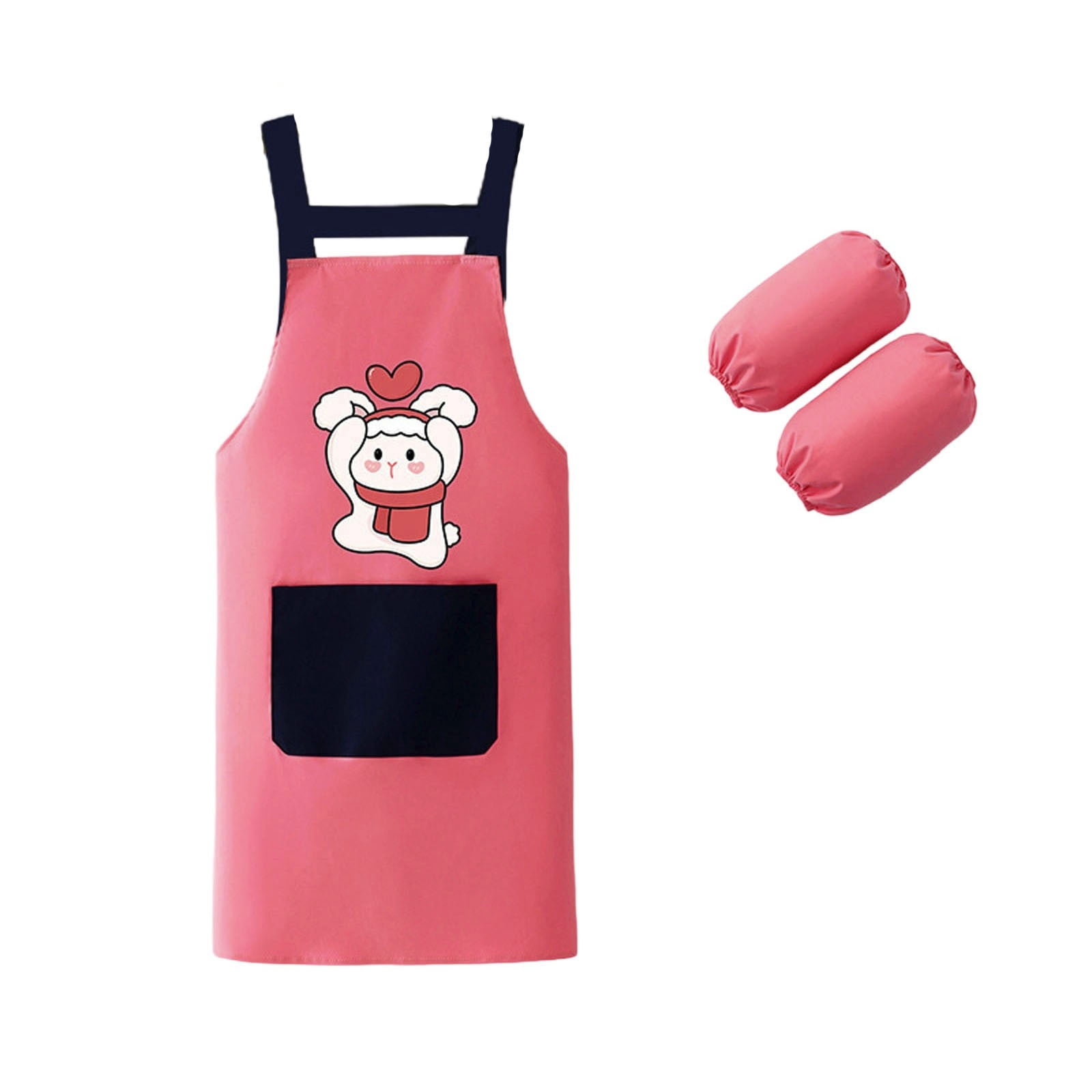 CAIXIA Art Smock For Kids,Kids Painting Apron with Sleeve Covers ...