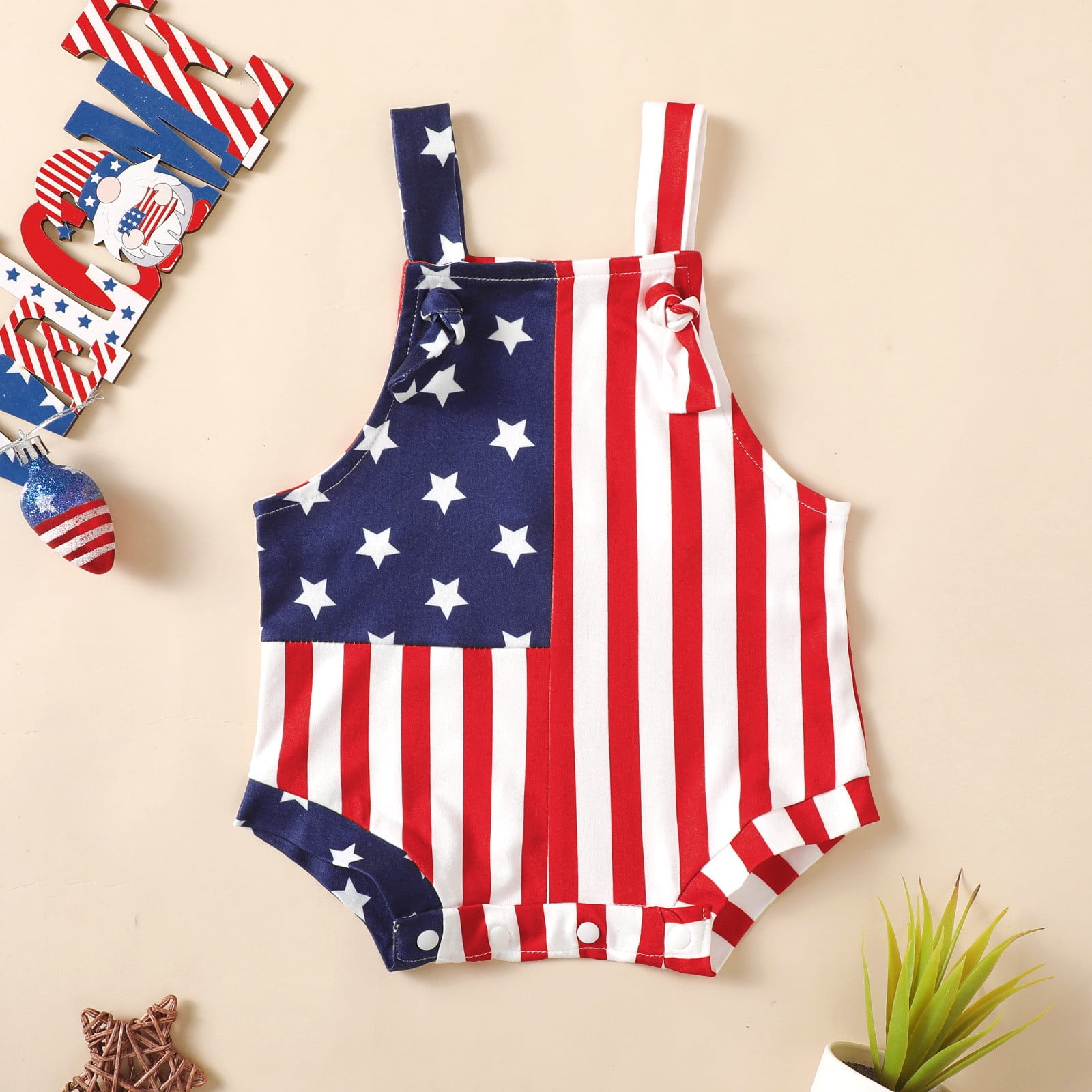 CAIXIA Baby Girl 4th Of July Outfit 250 Anniversary Usa Flag Toddler ...