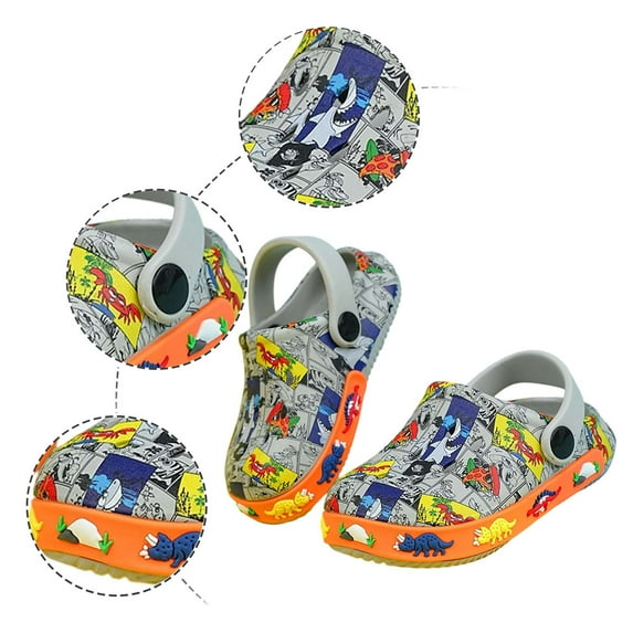 CAIXIA Boys Sandals Boys Summer Soft Bottom Beach Clogs Comfortable ...