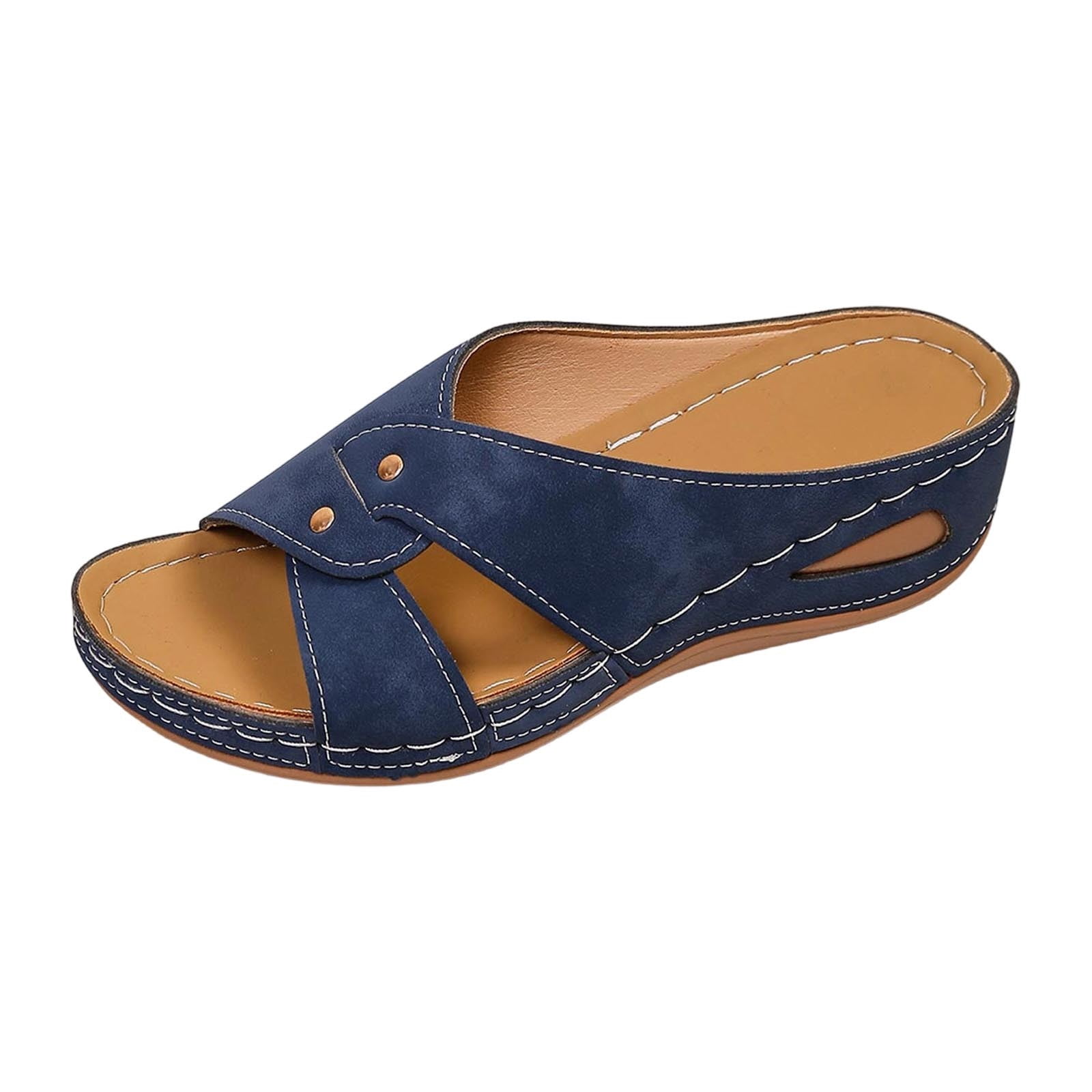 CAIXIA Comfortable Sandals For Women Women's Summer Platform Sandals ...