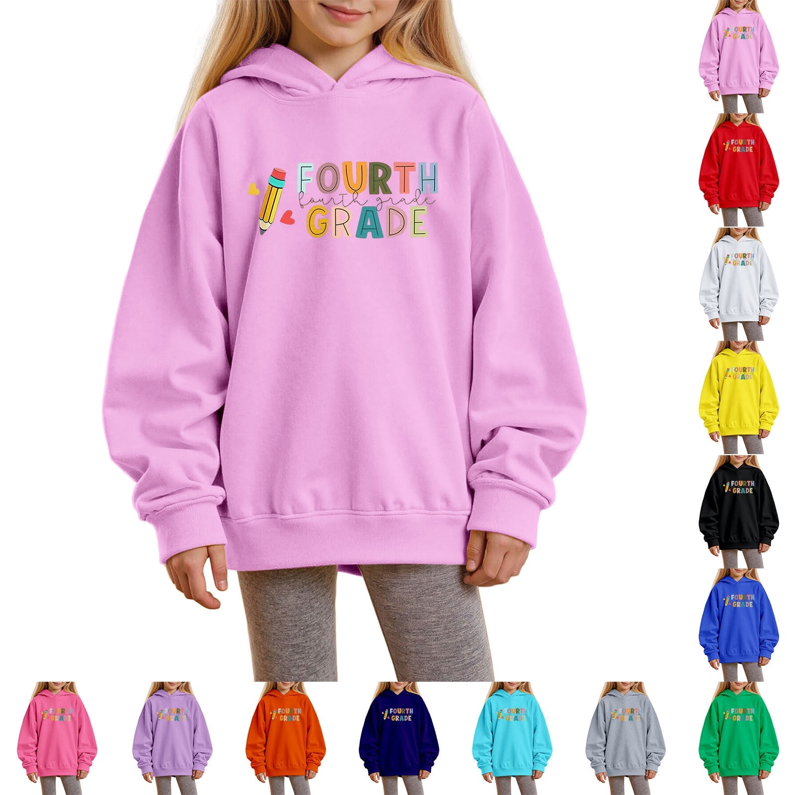 CAIXIA Cool Hoodies for Girls Lightweight Girls Fashion Sweatshirt Long ...