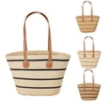 CAIXIA Crochet Beach Bag,Boho Women Tote with Leak-Proof Lining for ...
