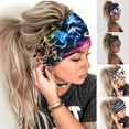 CAIXIA Cute Headbands For Women Womens Bandana Style Printed Elastic ...