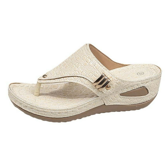 CAIXIA Dressy Sandals Women Fashionable Women's Hollow Out Design Thick ...