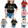 CAIXIA First Day Of School Shirt Kids Cute Kindergarten T-Shirt Back To ...