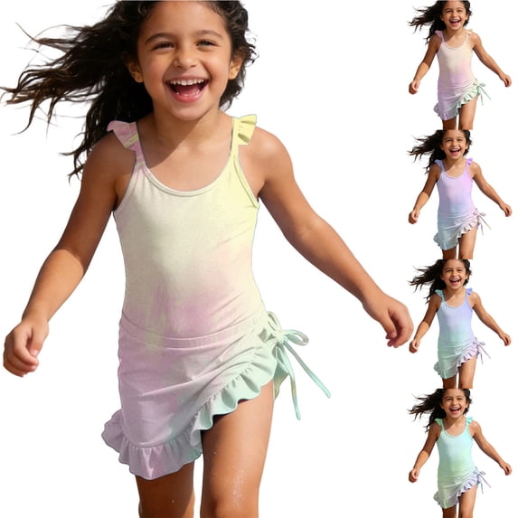 CAIXIA Girls One Piece Swimsuits Size 10-12 One Shoulder Bathing Suits ...
