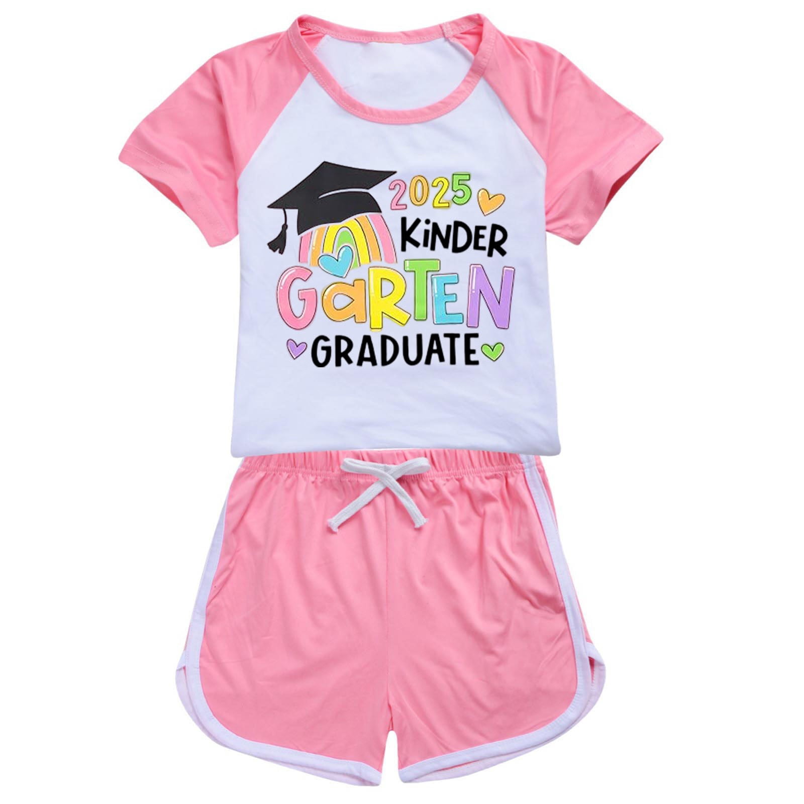 CAIXIA Girls Outfits Size 8-10 Girls Graduation Season Two Piece Set ...