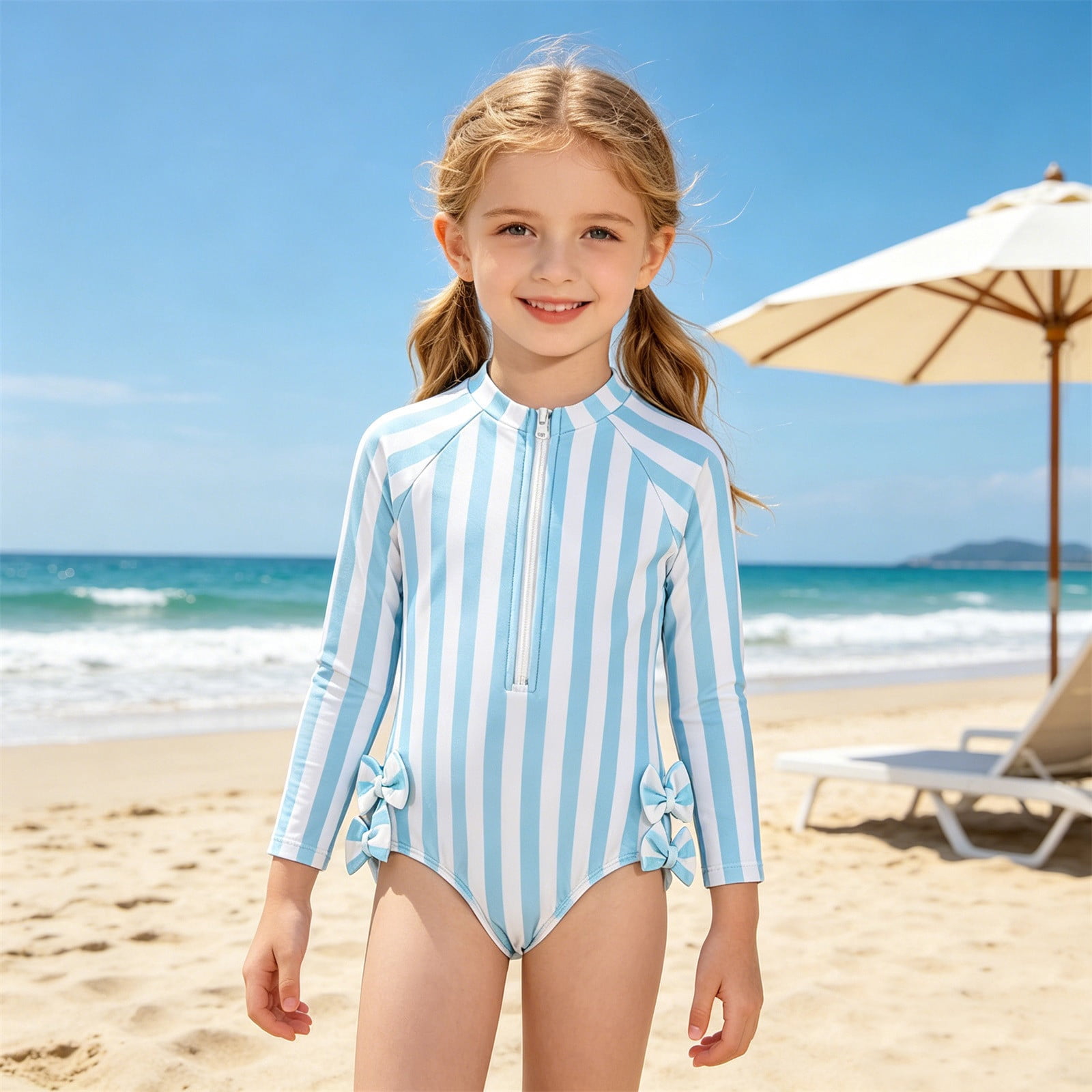 CAIXIA Girls Swimsuit Teen Grils One Piece Bathing Suit for Girls ...