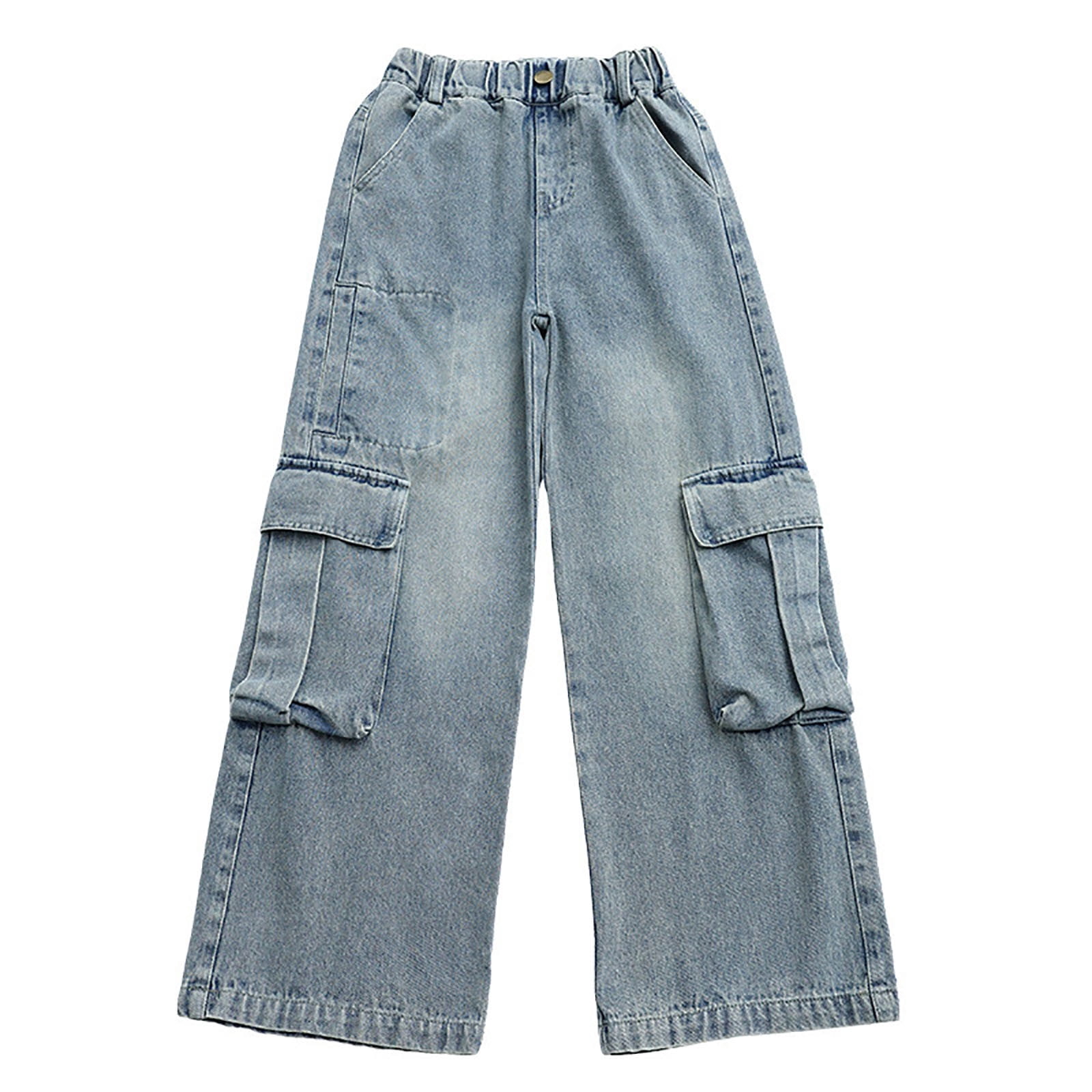 CAIXIA Jeans For Girls Size 7-8,Girls' Denim Work Pants For Autumn ...